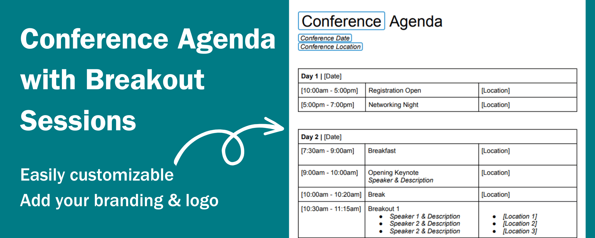 6 Conference Agenda Examples and templates to Improve Engagement 6 Conference Agenda Examples and templates to Improve Engagement