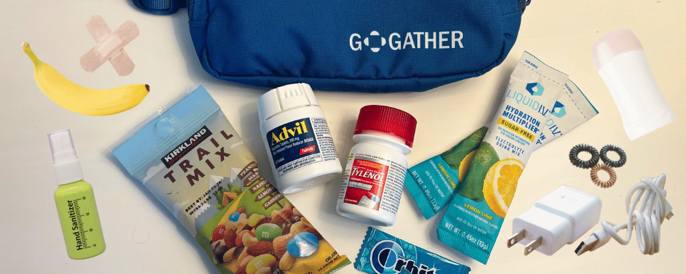 What to pack in your conference survival kit bag.
