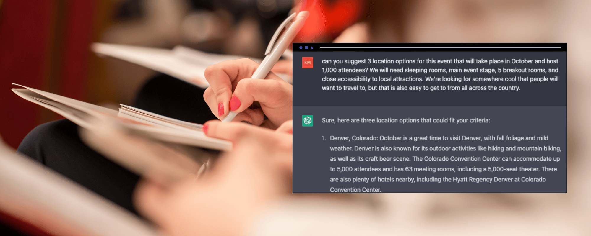 How to Use ChatGPT to Plan Your Corporate Event